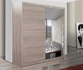 Casarredo - Komfort nábytek Šatní skříň SANDINO/VISTA 150 dub sonoma