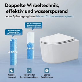 design závěsný klozet DOPORRO DZ126 WC - soft close