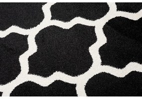 Kusový koberec Berda černý atyp 100x300cm