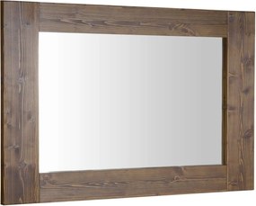 Sapho Brand - Zrcadlo v rámu 100x80 cm, mořený smrk BA056S