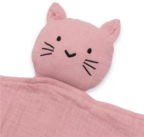 Mušelínový usínáček New Baby Cat pink