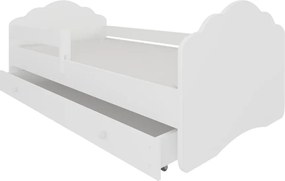 Postel s matrací, zábranou a šuplíkem CASIMO 160x80