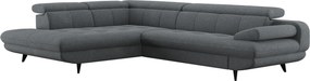 XXXLutz ROHOVÁ SEDAČKA, textil, antracitová Welnova - Sedací soupravy - 000552032102