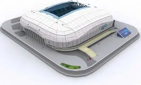 CubicFun 3D Puzzle Stadión Lech Poznaň / 97 dílů / 31 x 27 x 12.5  cm
