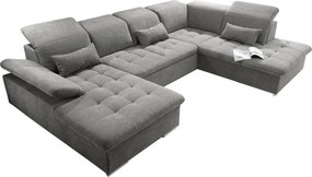 XXXLutz SEDACÍ SOUPRAVA, textil, jílová barva MID.YOU - Sedací soupravy - 002220026709
