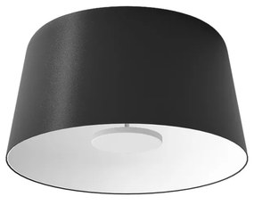 Linea Lihgt CA052DBBWDI Delfi_S, moderní stropní svítidlo, 20W LED 3000K, černá, průměr 45cm