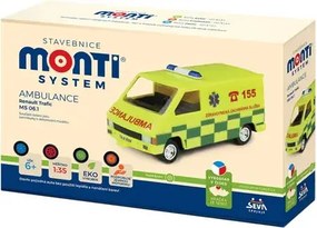 SEVA Stavebnice Monti System 06.1 Sanitka žlutá / Měřítko 1:35 / Bez l