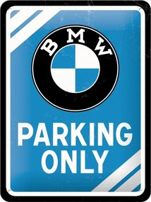Nostalgic Art Cedule 15x20 BMW Parking Only (modrá) NA26177