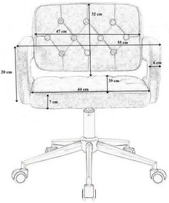 LuxuryForm DESIGN Křeslo ADRIA VELUR na zlatém talíři - růžové