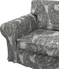 Potah na pohovku IKEA Ektorp 2-místná s lenoškou barva vícebarevná látka pletený vzor, vzorované