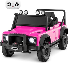 Costway Dětské elektrické vozidlo Land Rover Defender Electric Car s rodičovským