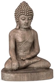 Gautama, zahradní socha, 43 x 61 x 34 cm, fibreclay, hnědá