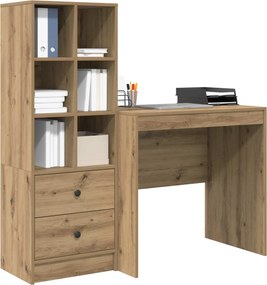 Stůl Artisanový dub 125,5 x 50 x 127 cm 2 ks 3337360