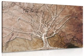 Obraz koruna stromu s abstraktním nádechem - 120x80