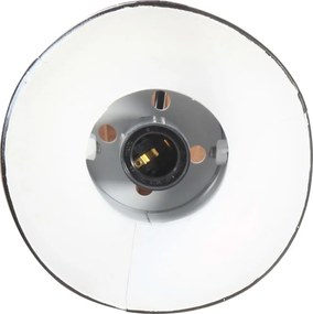 vidaXL Nástěnná lampa industriální styl kulatá E27 [320577] Barva: Černá