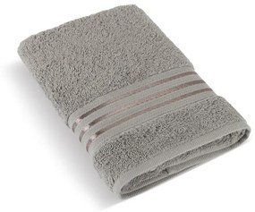 Bellatex Froté ručník a osuška kolekce Linie tmavá šedá velikost Osuška - 70x140 cm