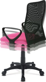 Autronic Dětská židle KA-B047 PINK, růžová/černý plast