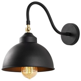 Nástěnná lampa Saglam II černá