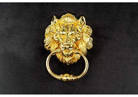 Massive home | 2SET židle MODERN BAROCCO GOLD S RUKOJETÍ černá samet