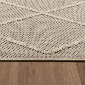 DOPREDAJ: 80x250 cm Kusový koberec Patara 4955 Beige – na ven i na doma, 80x250, béžová, chodba / predsieň, Ayyildiz