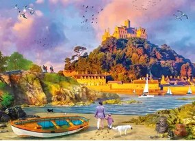 GIBSONS Puzzle Hora svatého Michaela / 1000 dílků / 68 x 49 cm