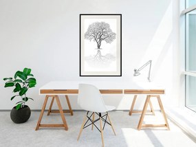 Plakát Odraz stromu