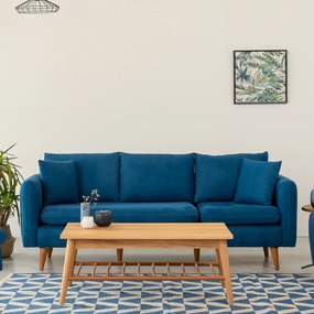 Hanah Home Pohovka SOFIA tmavě modrá 215 cm