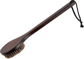 Rento masážní kartáč do sauny tmavý bambus