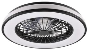 LED Stmívatelné stropní svítidlo s ventilátorem LED/48W/230V 3000-6500K + DO