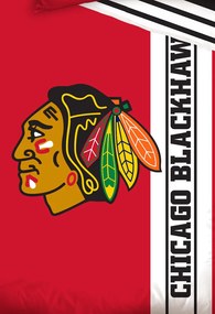 Hokejové povlečení NHL Chicago Blackhawks Belt Velikost: 140x200 + 70x90 cm