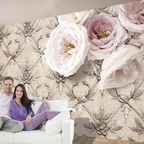 Fototapeta - Romantic beige