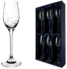 A-KRISTAL Classic - skleničky na likér se Swarovski® Elements | sada 6 sklenic