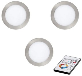 Eglo 78737 - SADA 3x LED Stmívatelné podhledové svítidlo TINUS LED/17W/230V + DO