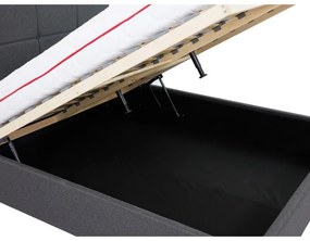 Čalouněná postel s úložným prostorem Atenso Duo, Rozměr postele: 160x200, Potah: Sawana 80