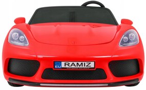 Dětské elektrické autíčko pro dvě děti Perfecta MAXI 172cm Červené