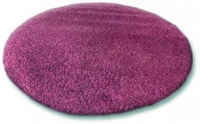 Kulatý koberec SHAGGY 5cm fialový Rozměr: průměr 100 cm