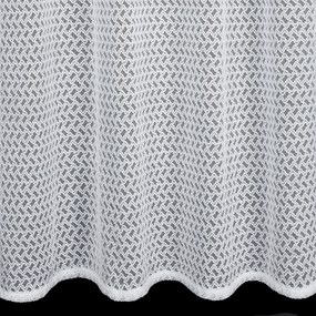 ZÁCLONA NA KROUŽCÍCH CINDY 140X250 CM BÍLÁ