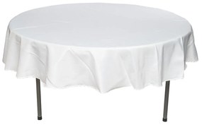 Ubrus na kulatý stůl průměr 152 cm Barva ubrusu: BÍLÁ / WHITE