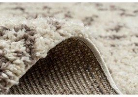 Kusový koberec Shaggy Raba krémový 60x300cm
