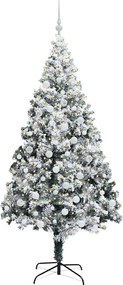 Umělý vánoční stromeček Bílá 180 cm PVC, ocel a plast 3396965