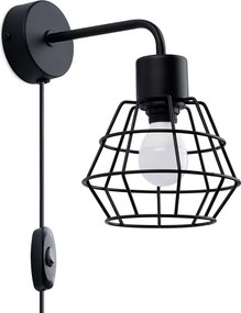 Sollux Lighting Nástěnné svítidlo SUBA černé