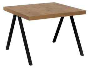 Moderní konferenční stolek Ewkad, Barva:: černá / dub lancelot