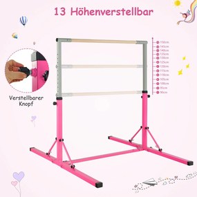 Costway Skládací gymnastická hrazda pro děti Vybavení domácí