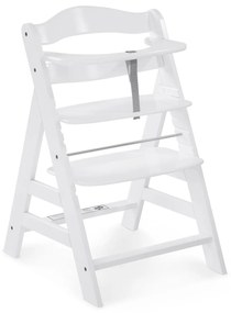 Jídelní dřevěná židlička Hauck Alpha plus, white