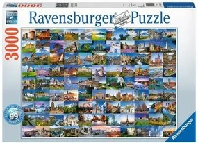 Ravensburger 99 krásných míst / 3000 dílků / od 12 let