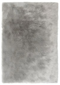 Flair Rugs koberce Kusový koberec Faux Fur Sheepskin Grey - 80x150 cm