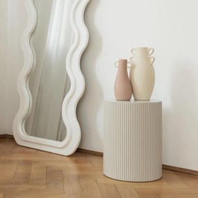 Odkládací stolek Ermanno 35 cm šedý/béžový