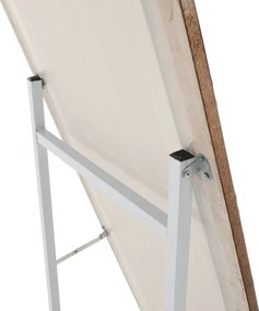 Designové zrcadlo, hnědá, PANTOS