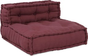 Modulová pohovka Textil Bordó 210 x 140 x 56 cm 3315073