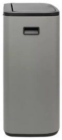 Brabantia BO TOUCH BIN Dotykový odpadkový koš 2x30 l - minerální světle šedá